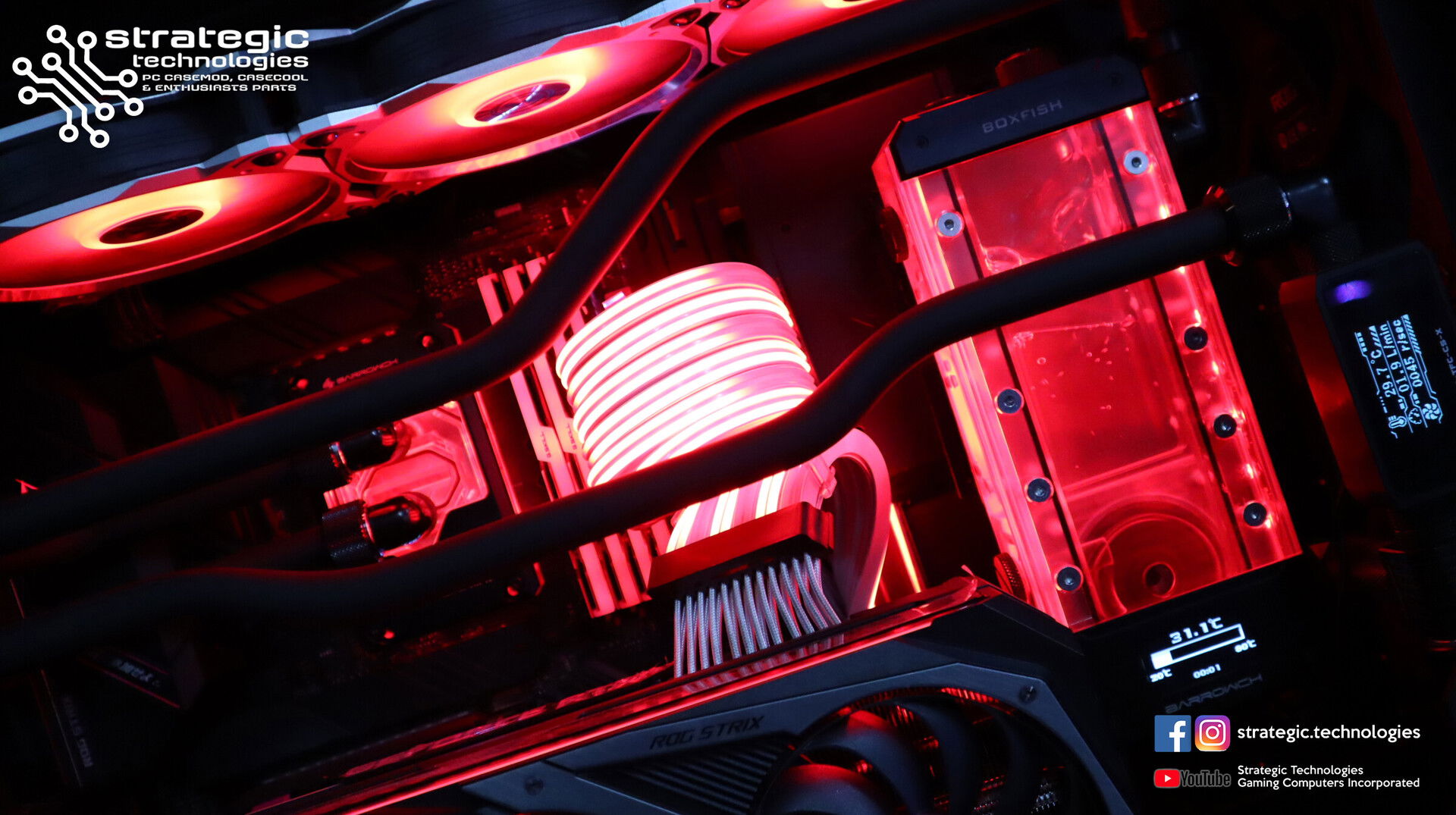 ASUS ROG Helios with Custom Liquid Cooling » builds.gg
