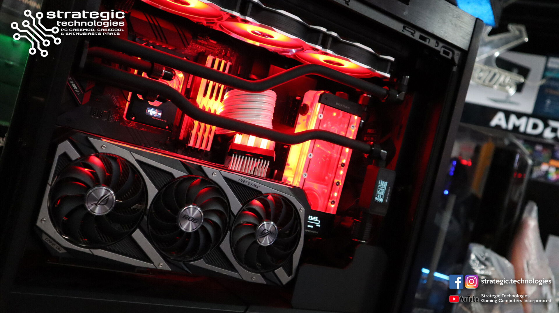 ASUS ROG Helios with Custom Liquid Cooling » builds.gg