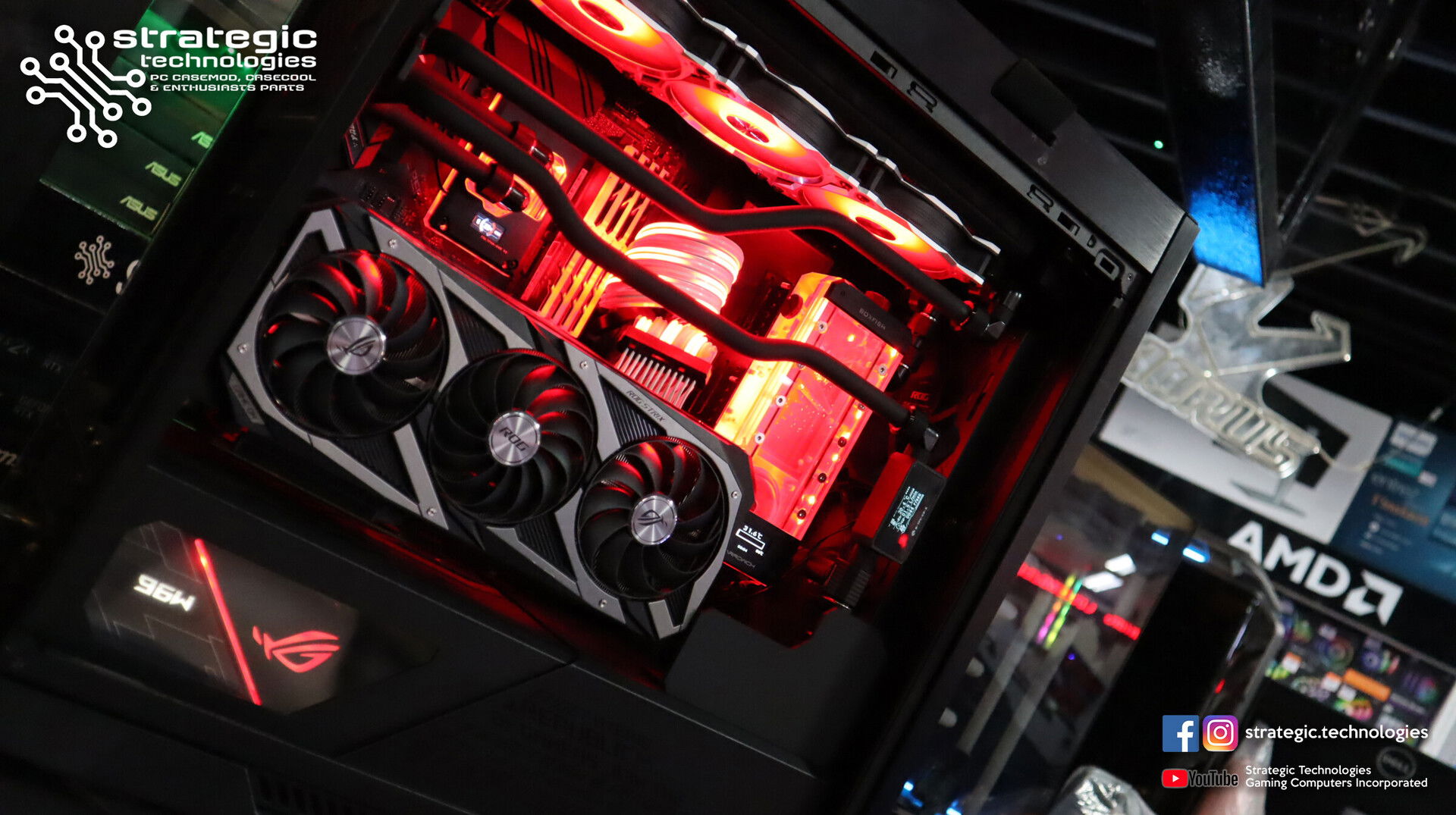 ASUS ROG Helios with Custom Liquid Cooling » builds.gg