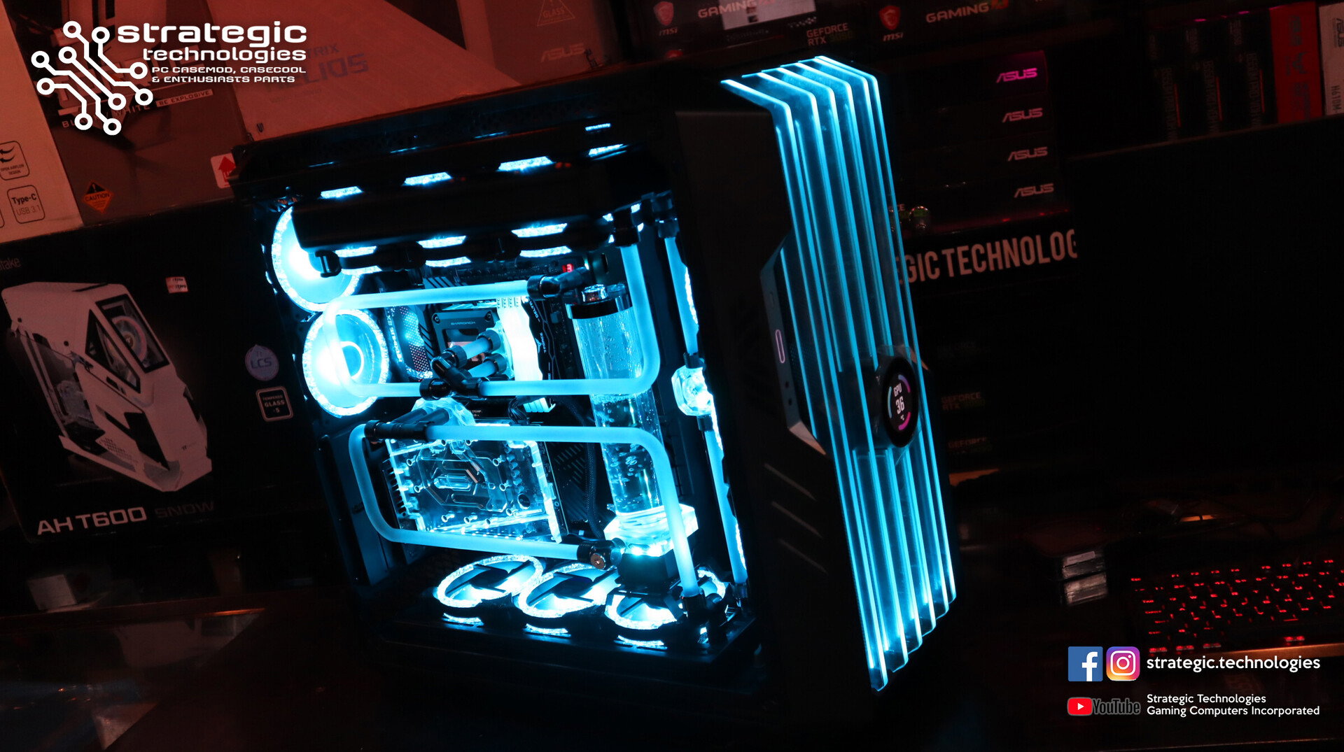 2023 4K Gaming PC Build with Custom Liquid Cooling - CoolerMaster ...