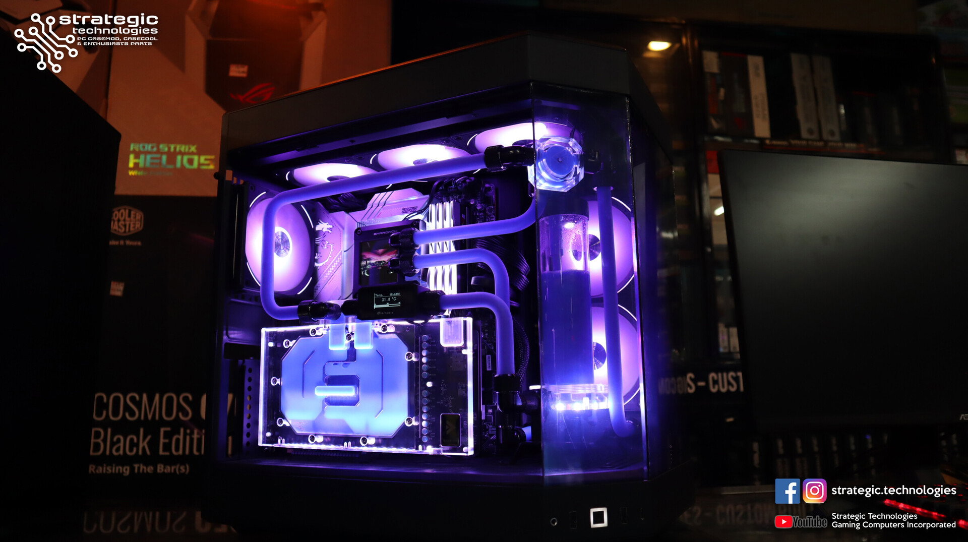 Hyte Y60 custom liquid cooled with MSI components » builds.gg