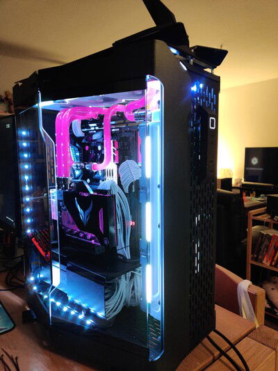 Black & Chrome - Quadruple Rad - PC O11 Air » builds.gg