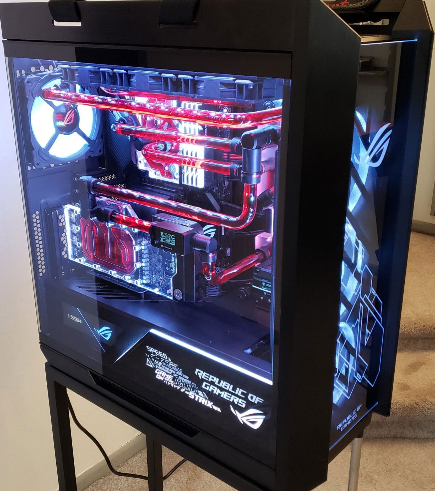 Project: ASUS ROG Hardline Tubing Helios Gaming PC » builds.gg