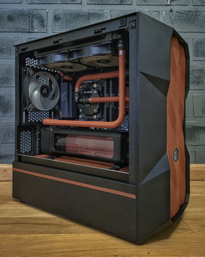 SSUPD Xhuttle White AORUS Stealth Build | Cable-less Tube-less Custom ...