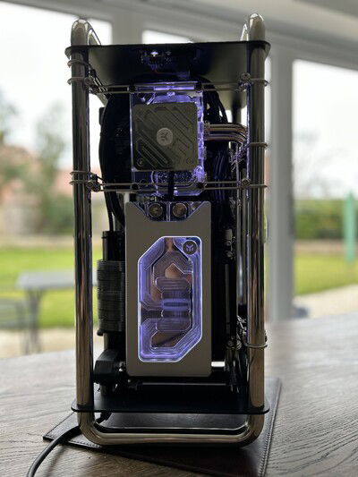 Walnut and Brass PC Case » builds.gg