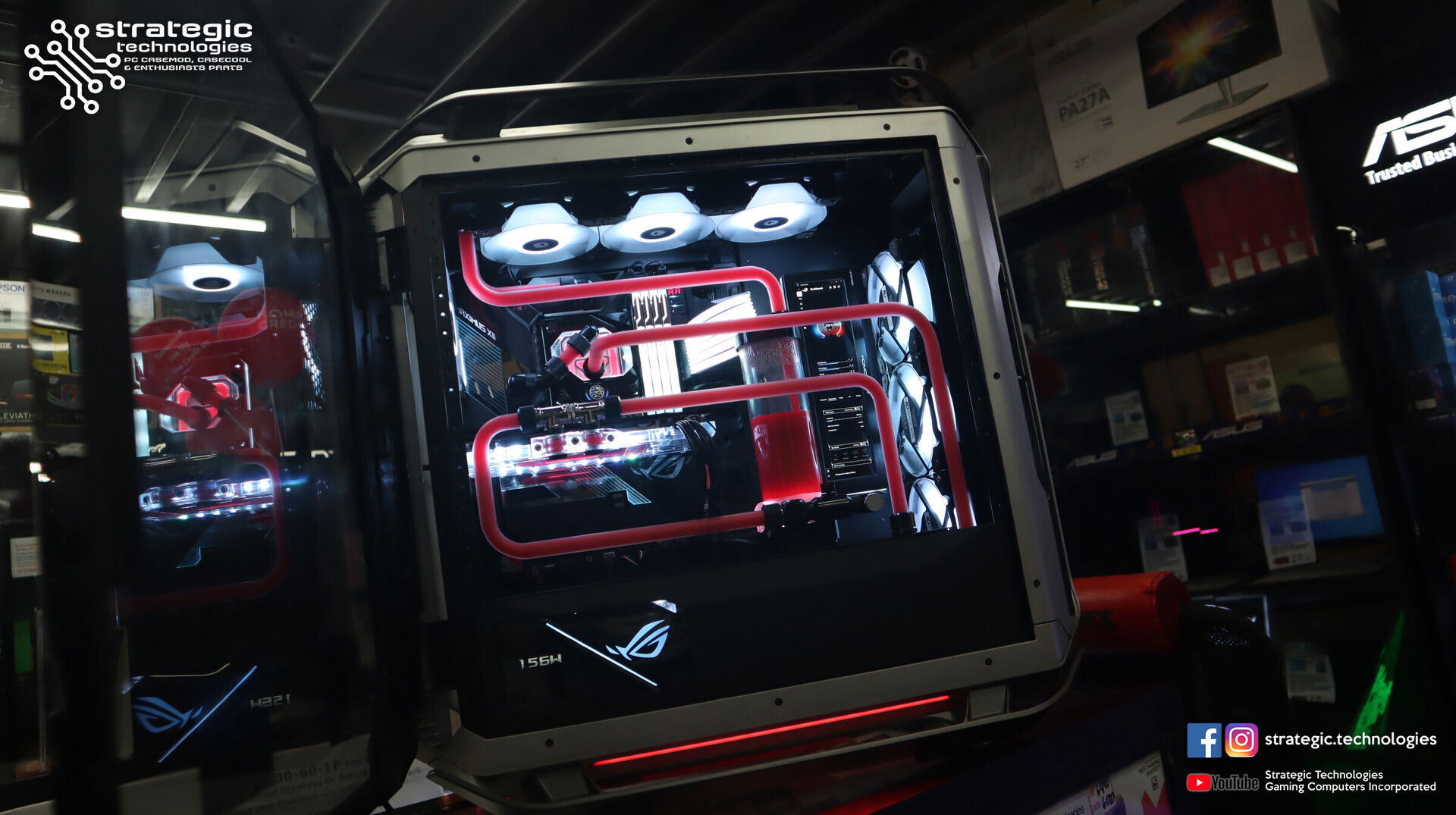 CoolerMaster Cosmos C700M with full custom liquid cooling » builds.gg
