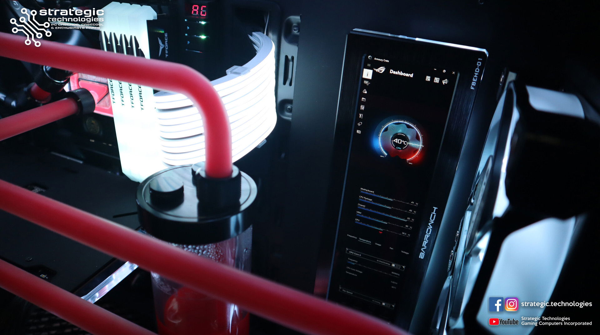CoolerMaster Cosmos C700M with full custom liquid cooling » builds.gg