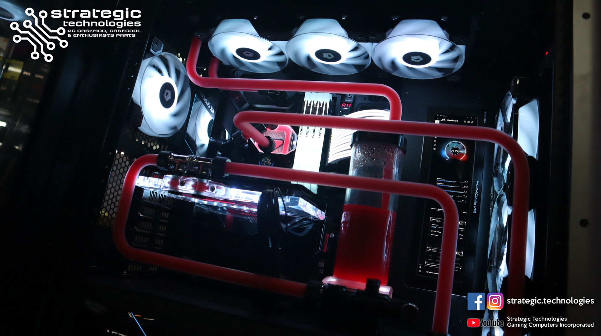 CoolerMaster Cosmos C700M with full custom liquid cooling » builds.gg