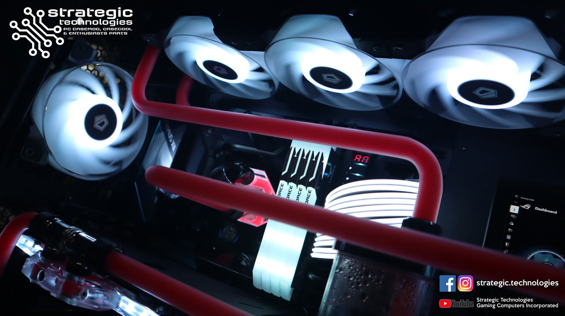 CoolerMaster Cosmos C700M with full custom liquid cooling » builds.gg