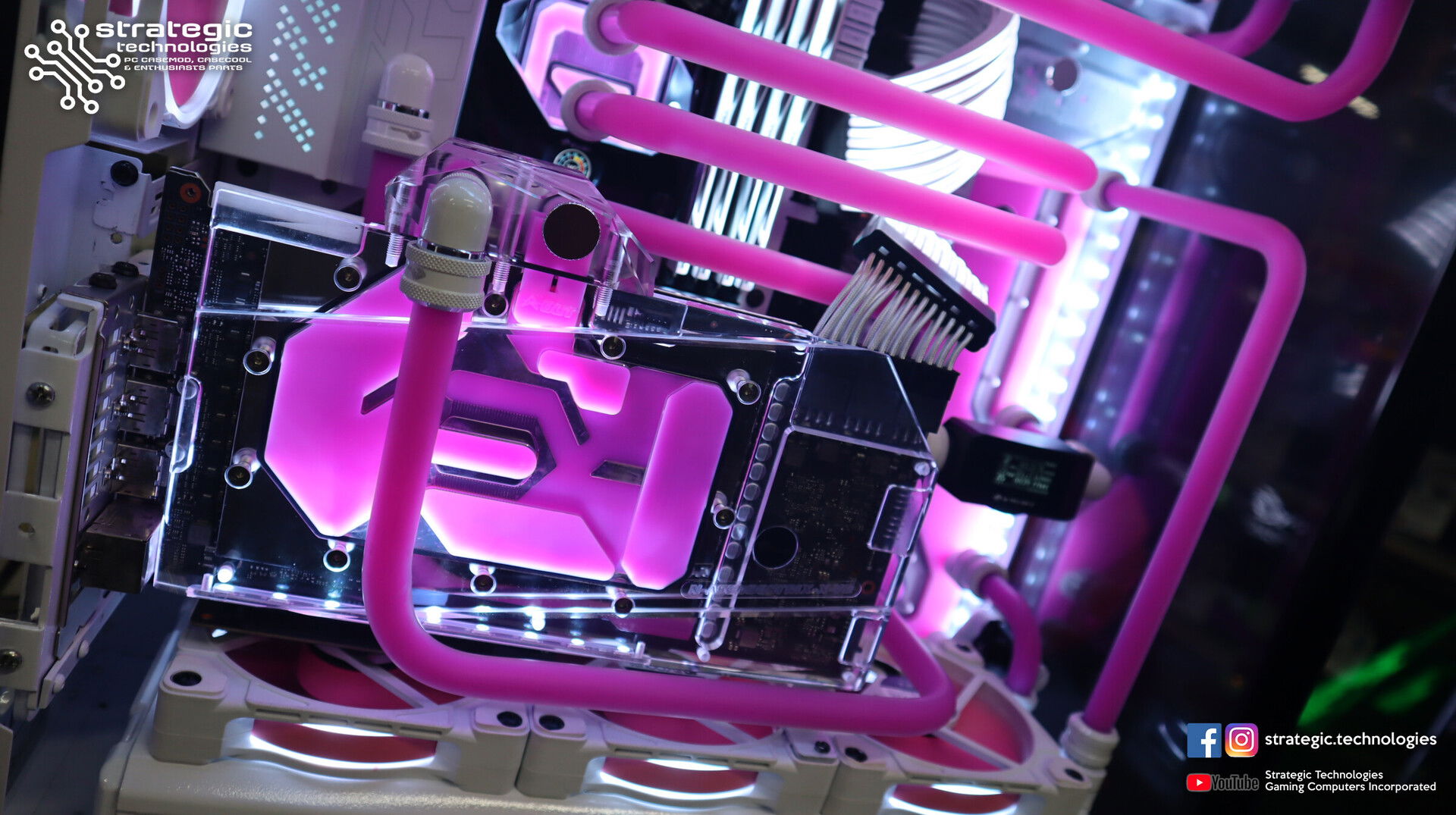 White and Pink Gaming PC Build » builds.gg