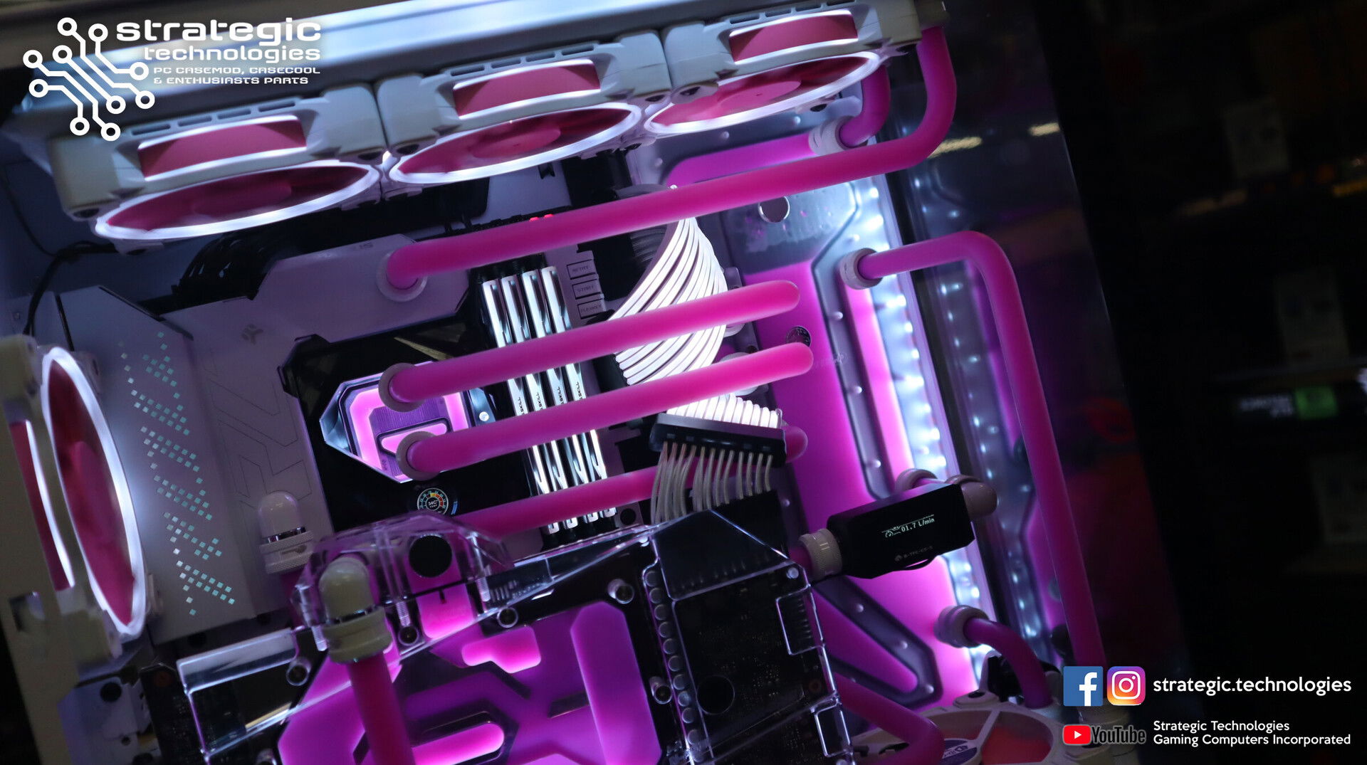 White and Pink Gaming PC Build » builds.gg
