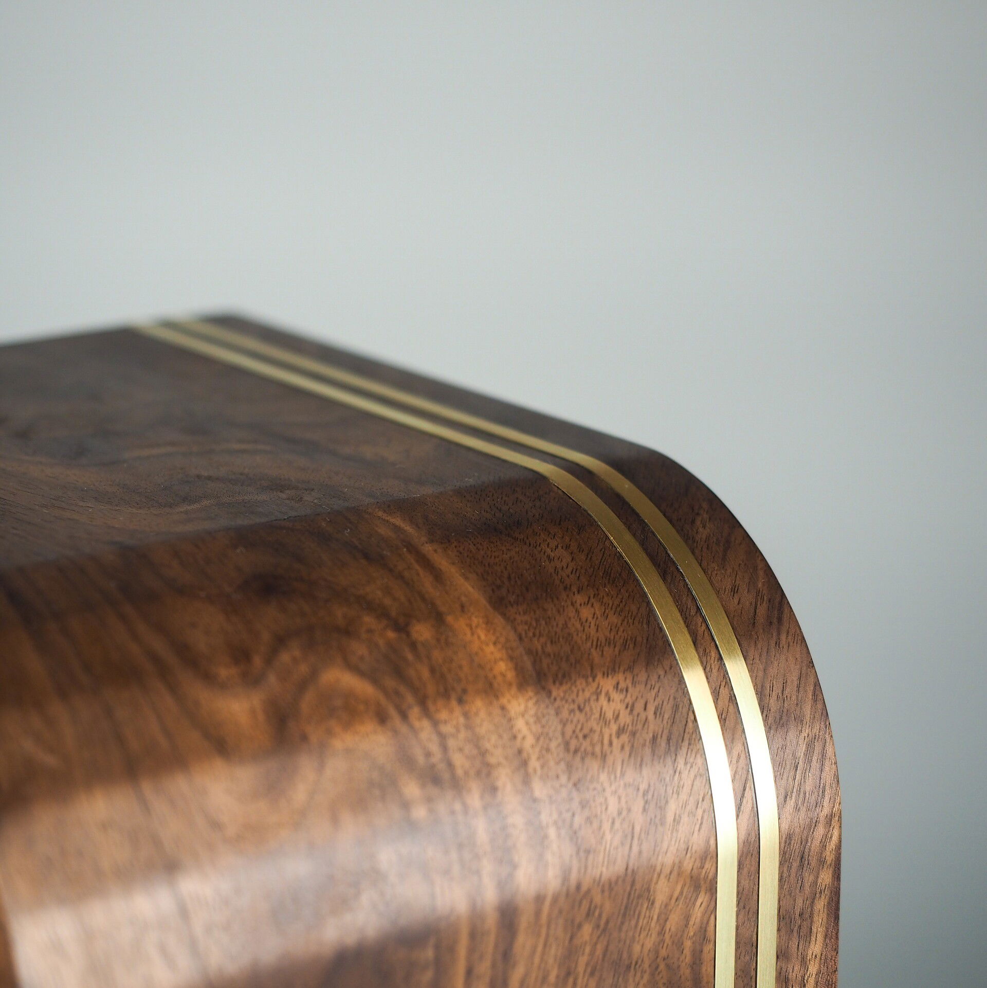 Walnut and Brass PC Case » builds.gg