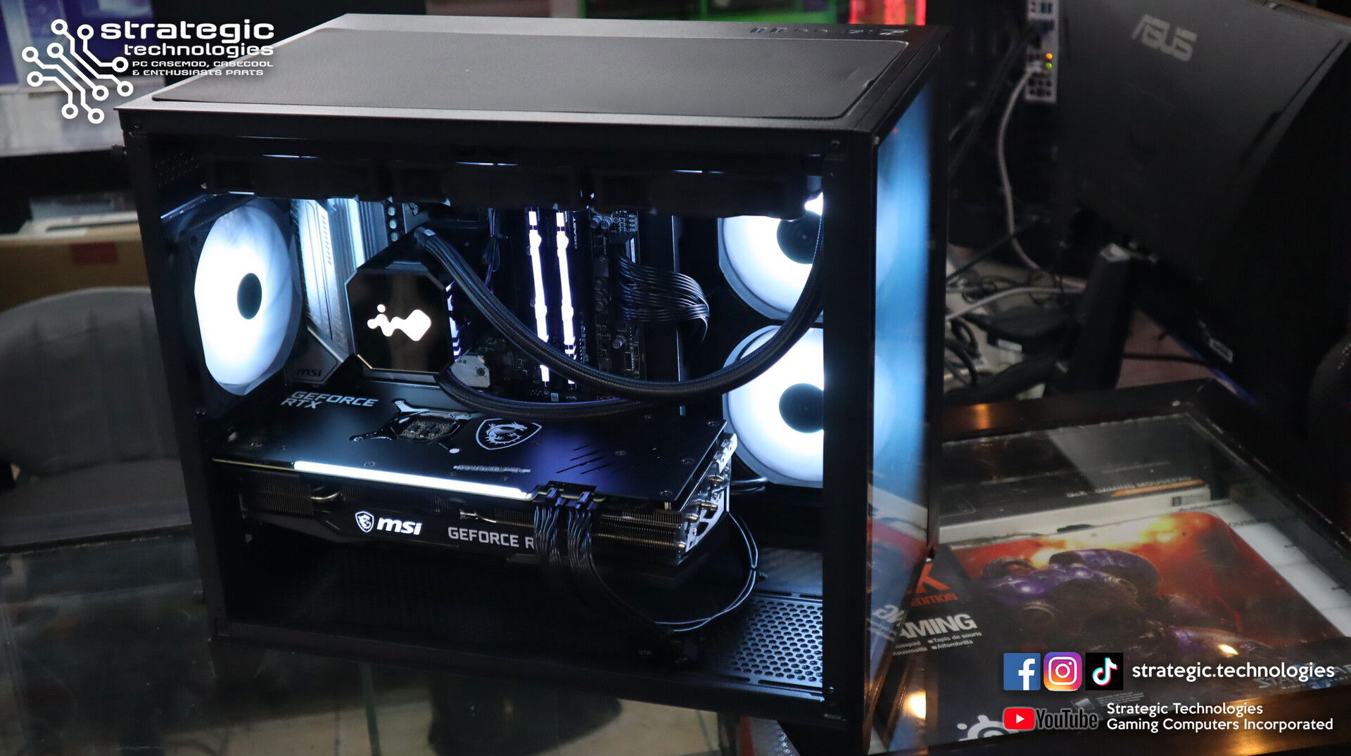 Tecware VXN V2 Dual Chamber mATX Black » builds.gg