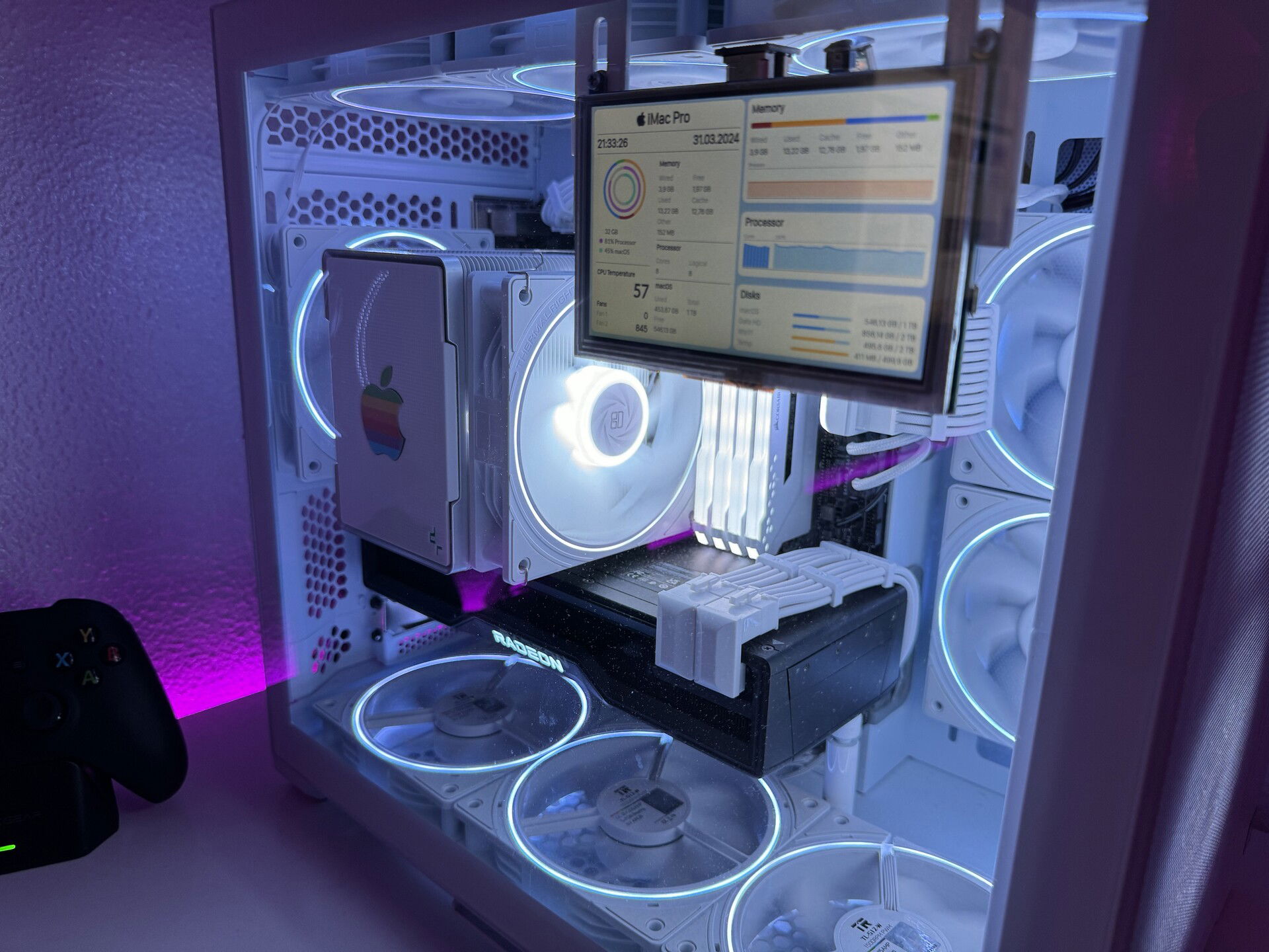 O11 Air White Gaming Hackintosh » builds.gg