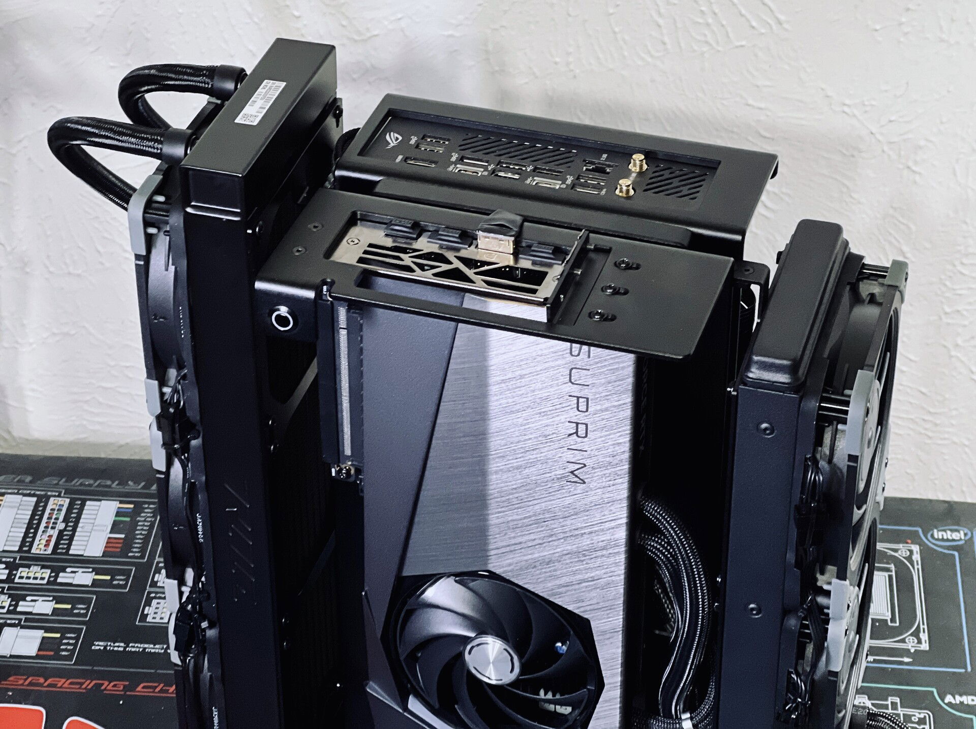 XTIA Xproto-L w/ 7800X3D, Ryujin III AIO, and MSI 4090 Suprim Liquid ...