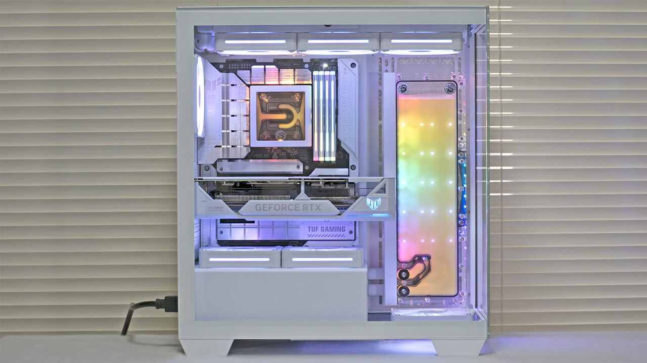 CORSAIR 3500X White BTF Build | Cable-less Tube-less Water Cooled » builds.gg