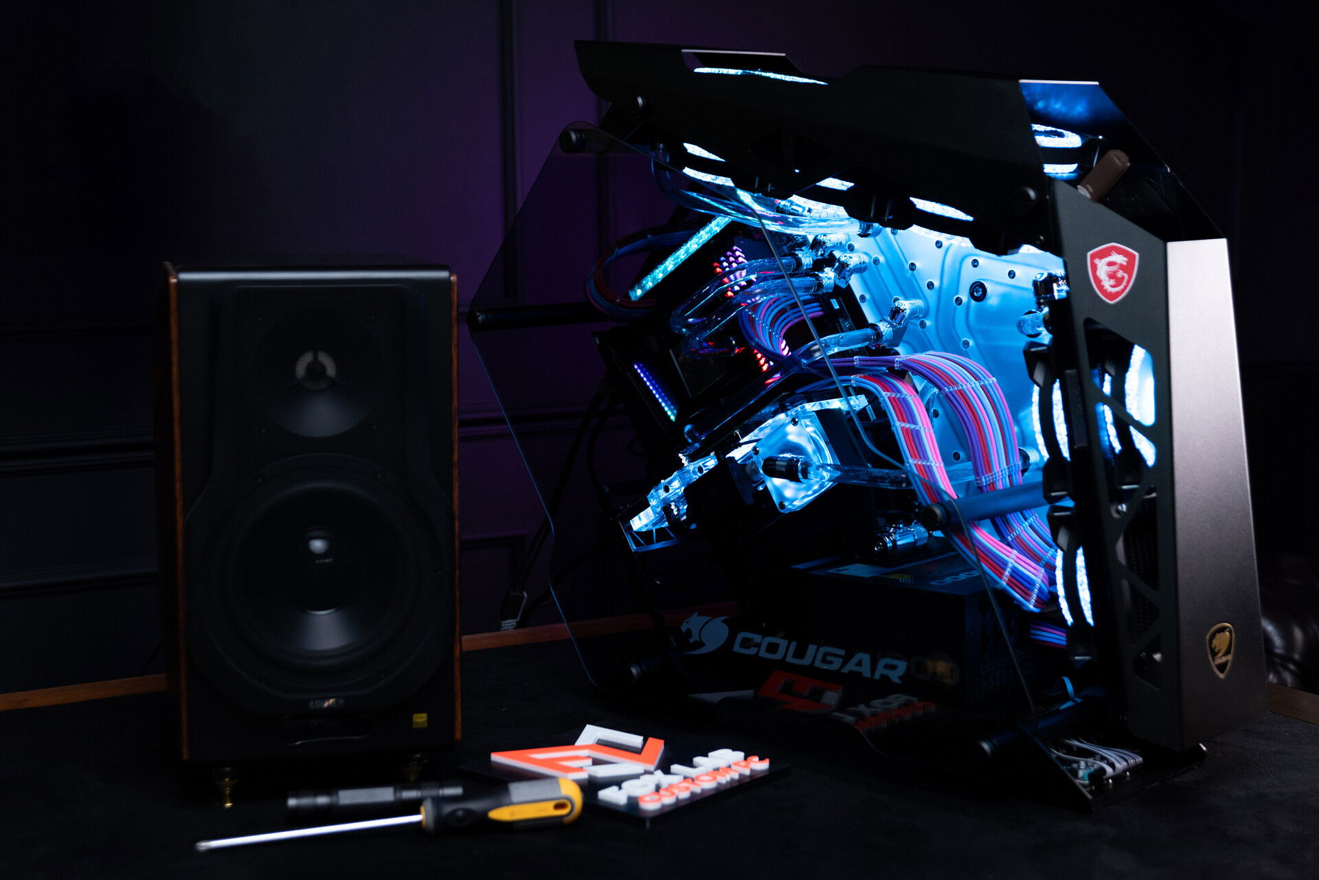 Cougar Conquer: custom loop, custom cables, clean front&back » builds.gg