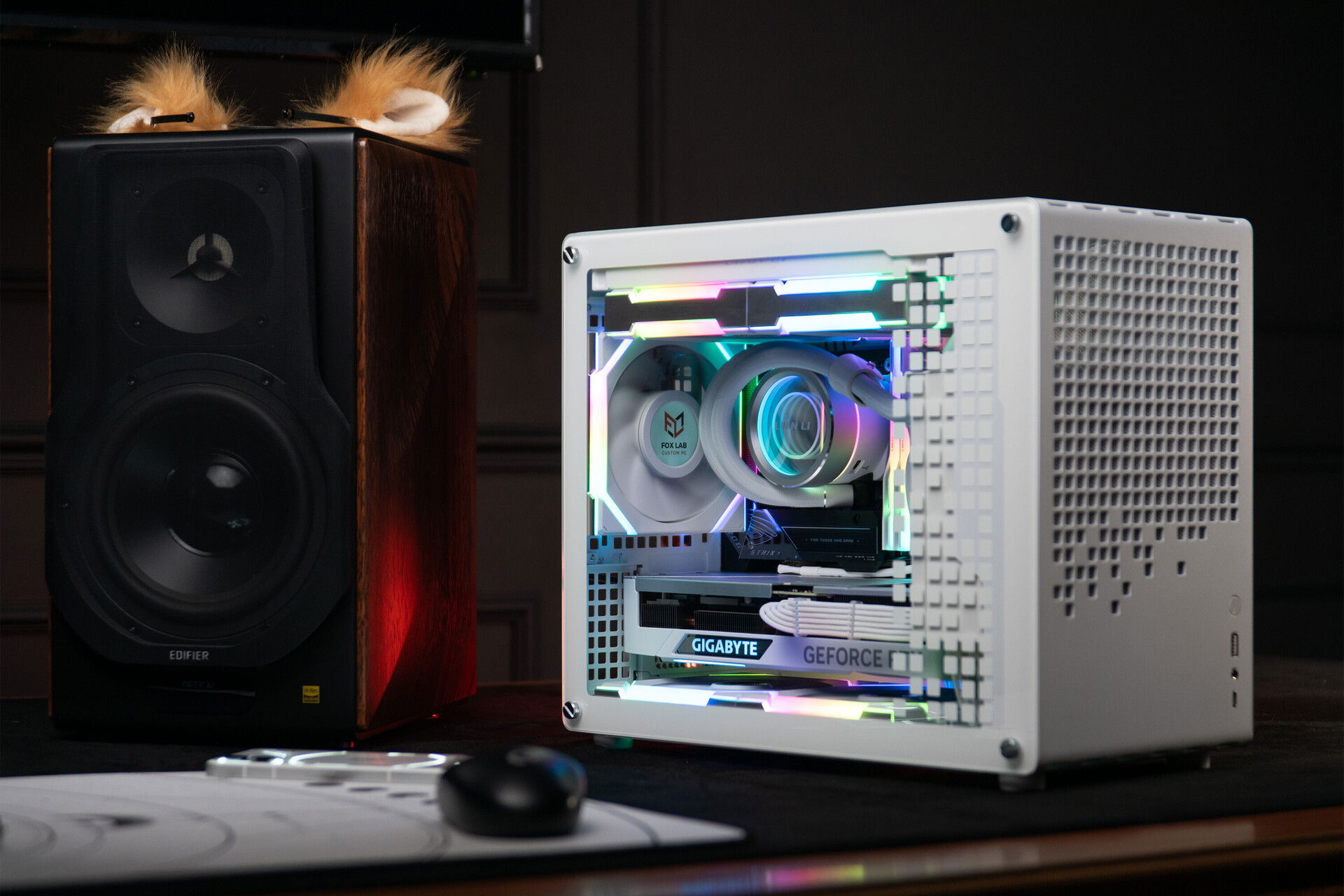 Jonsplus Z20 mATX: White and clean modern classic » builds.gg