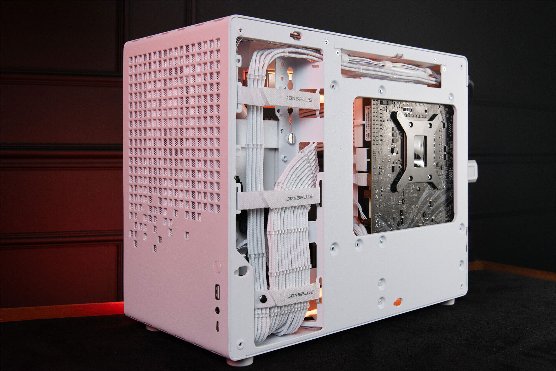 Jonsplus Z20 mATX: White and clean modern classic » builds.gg