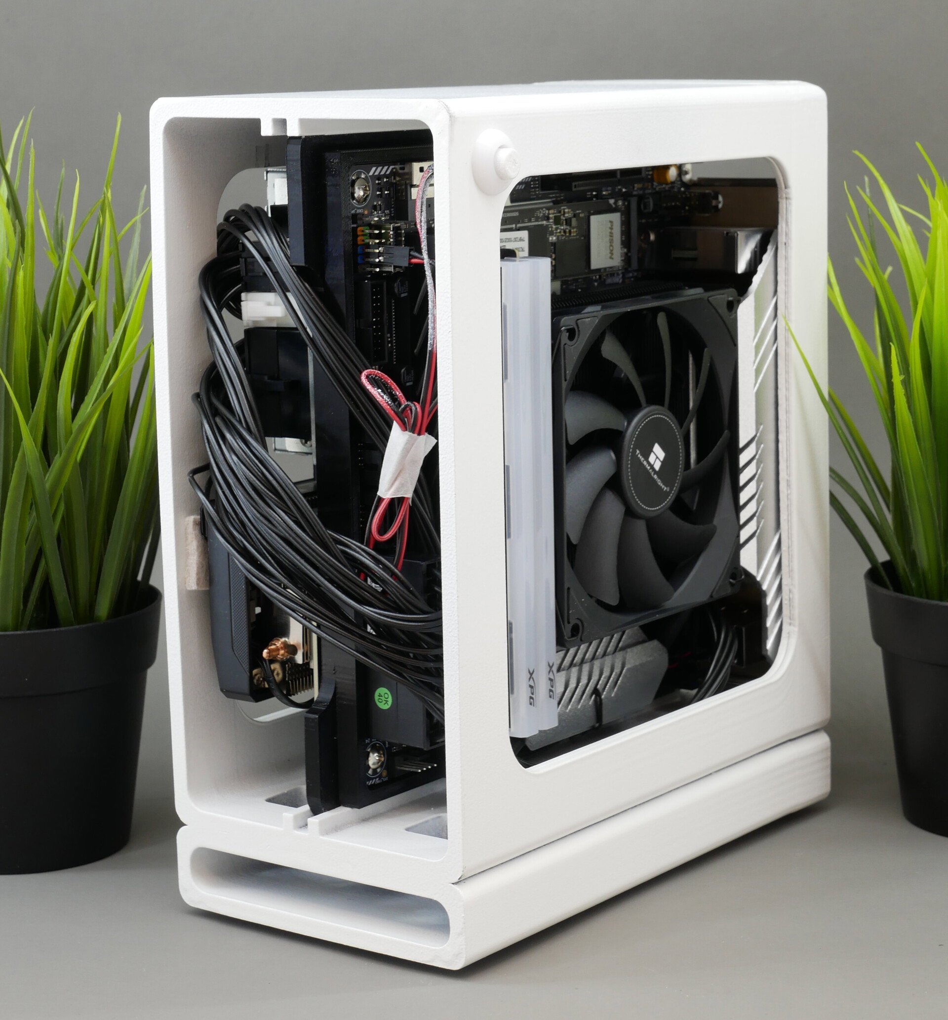 My 3D printed PC case 4,8L | Simple idea | Project GoodFast custom ITX ...