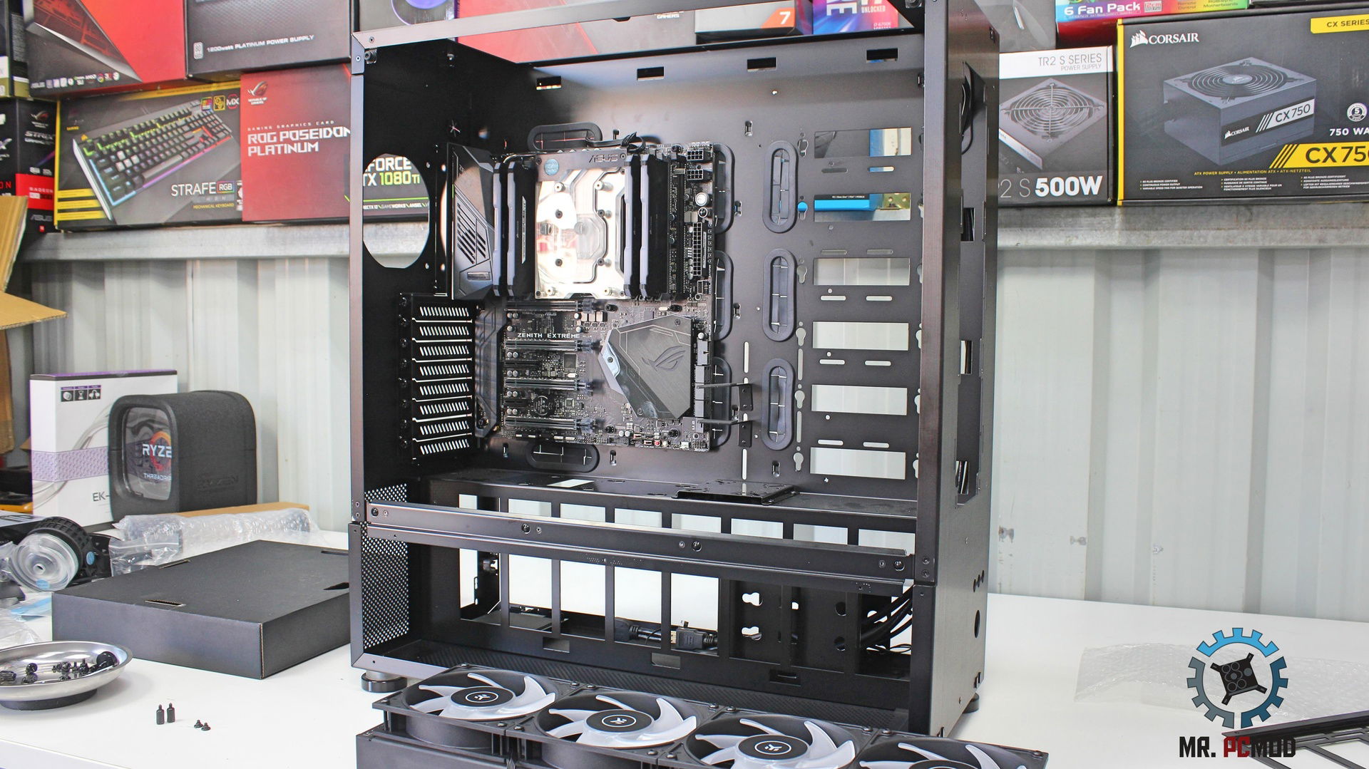 CUSTOM PC BUILD OCT 2018 – WATERCOOLED LIAN LI PC V3000 » builds.gg