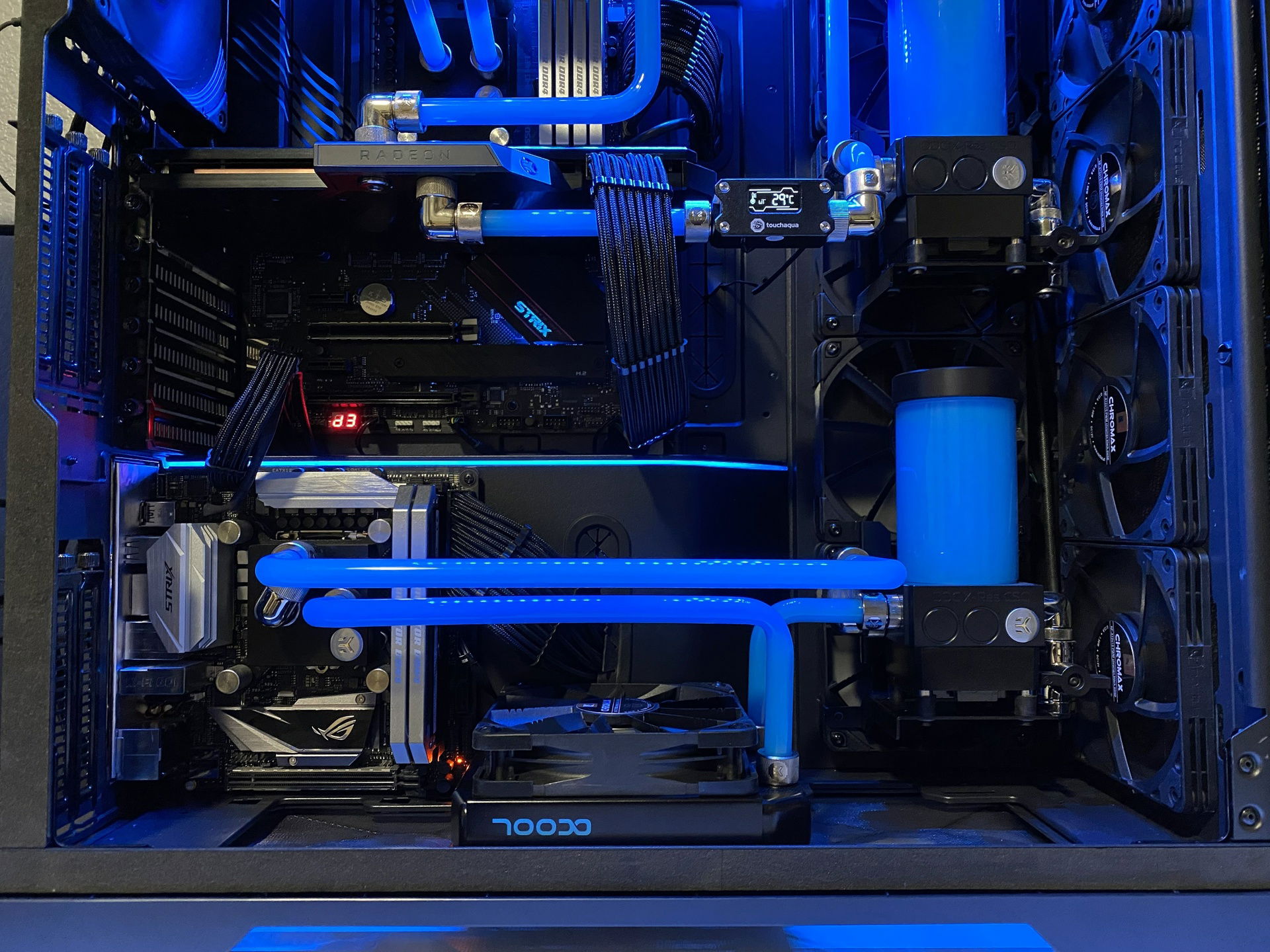 ATX/ITX Dual System Water Cooling Build » builds.gg