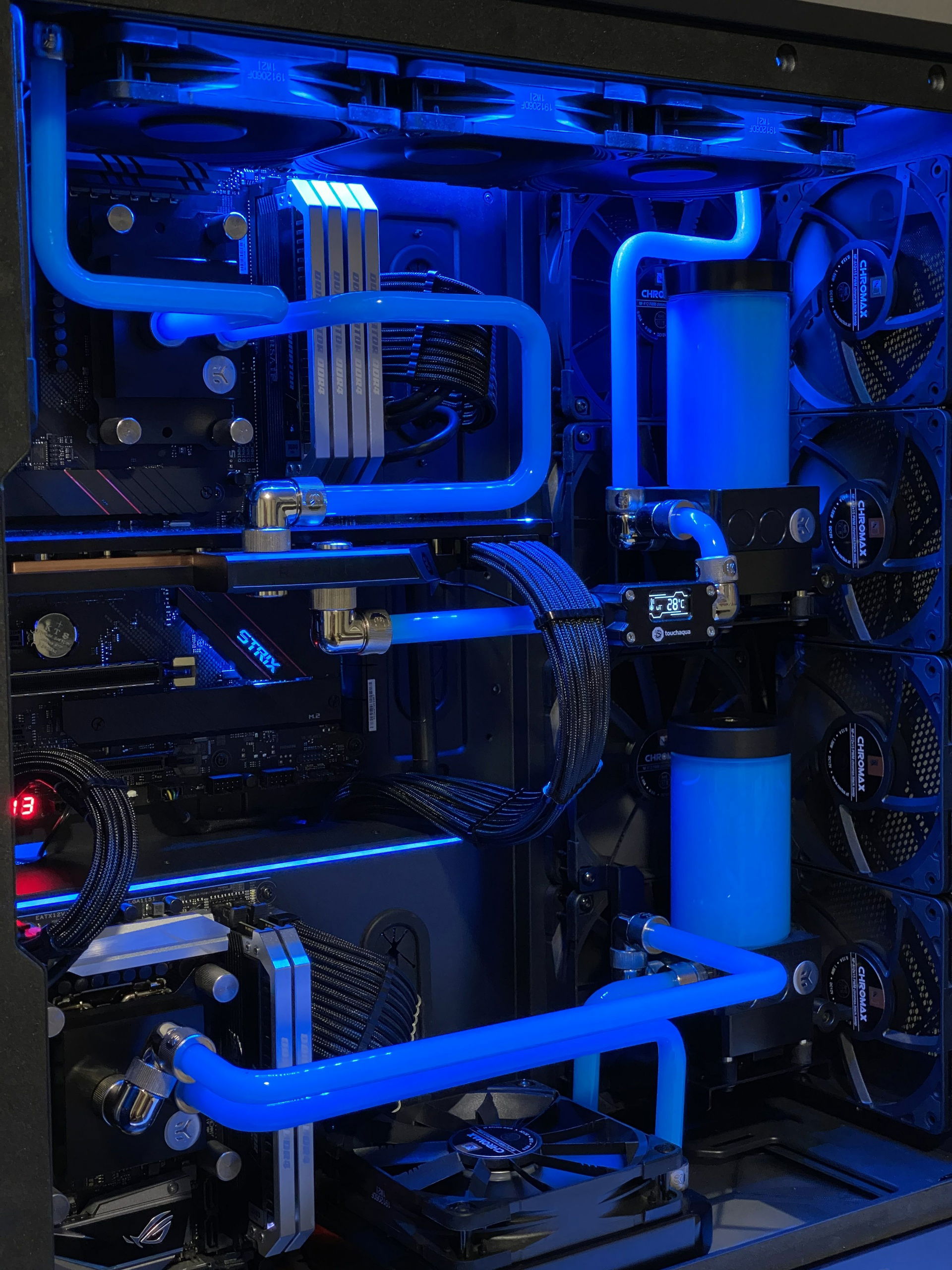 ATX/ITX Dual System Water Cooling Build » builds.gg