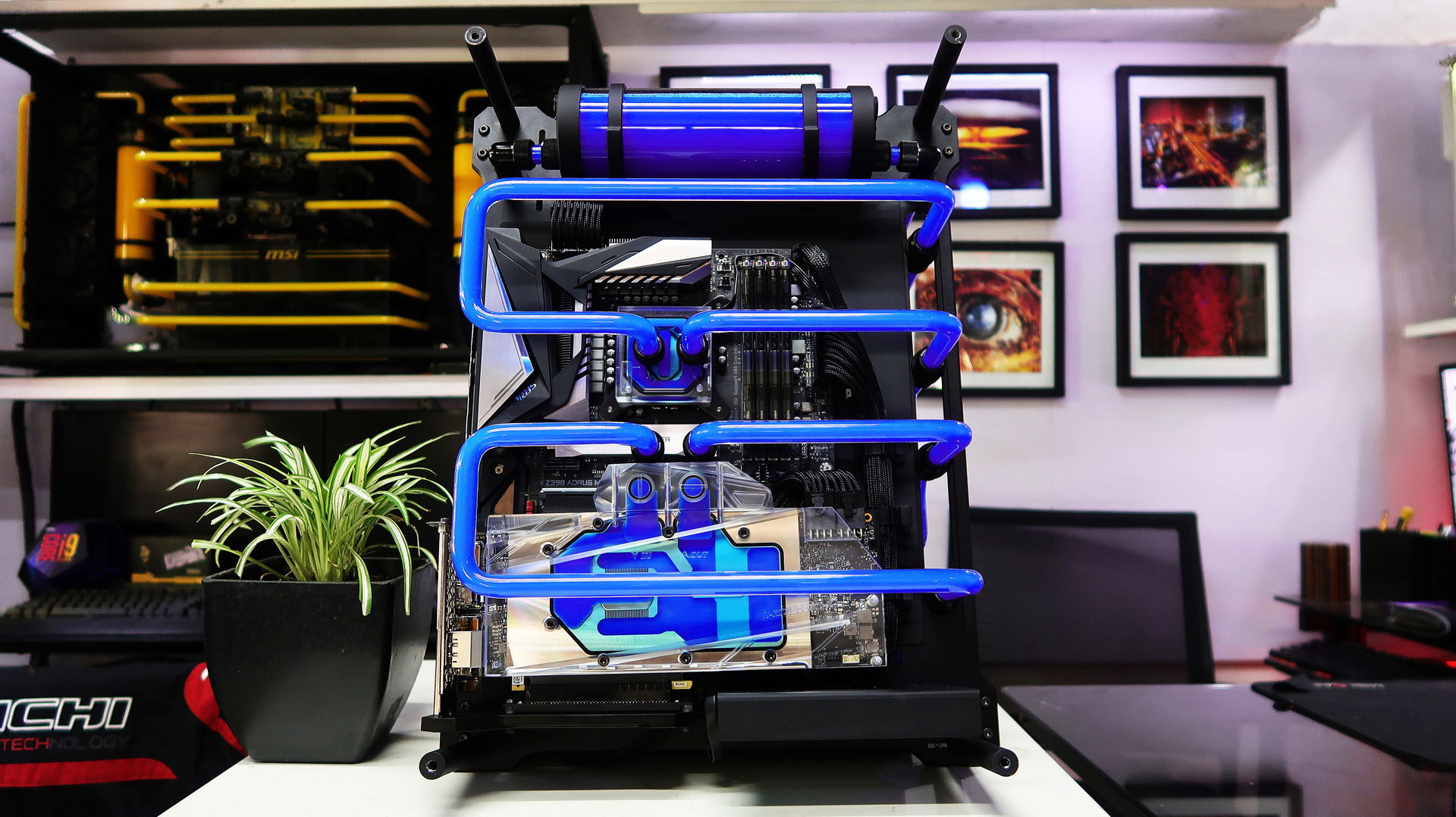 Custom Pc Build #52 " Mobula " Open Modular Case build » builds.gg