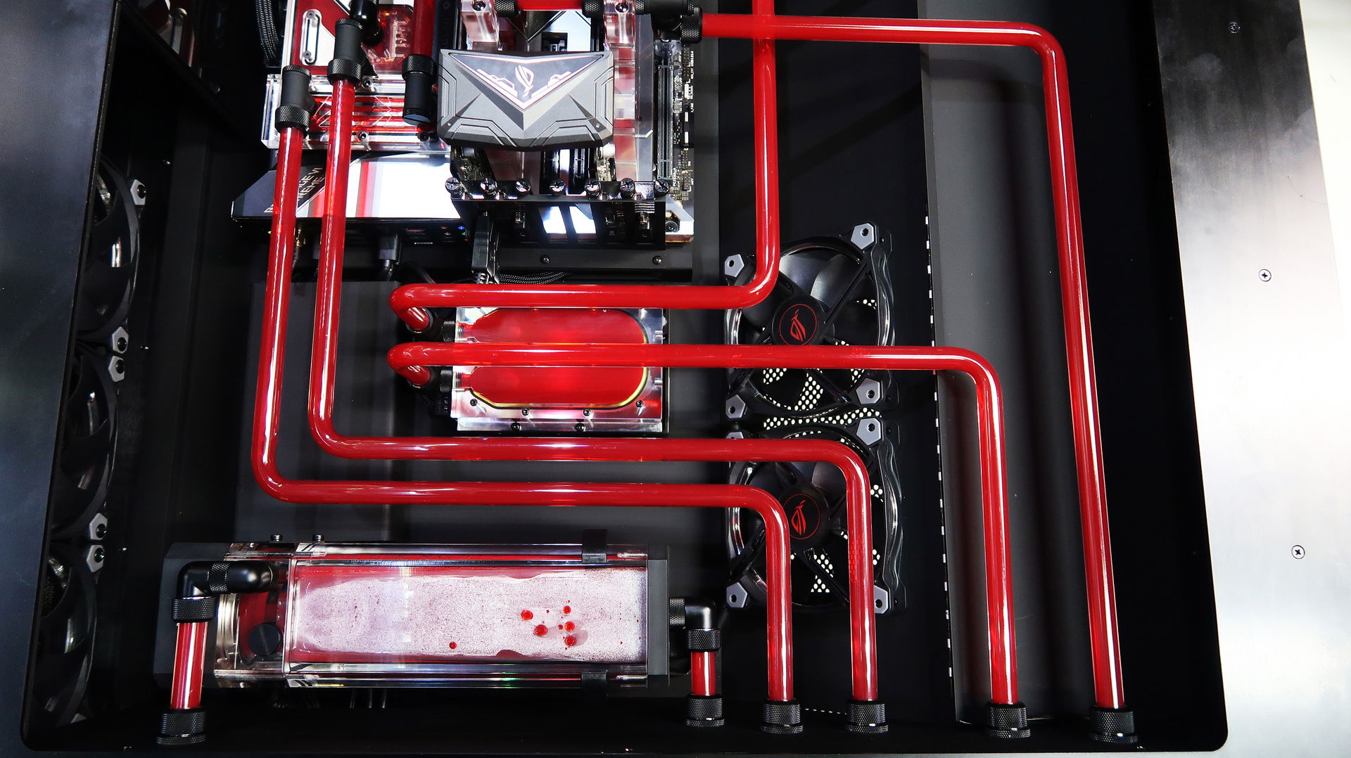 Custom Pc Build #47 "Project ROG" Lian Li DK-05X Desk Build Asus ...