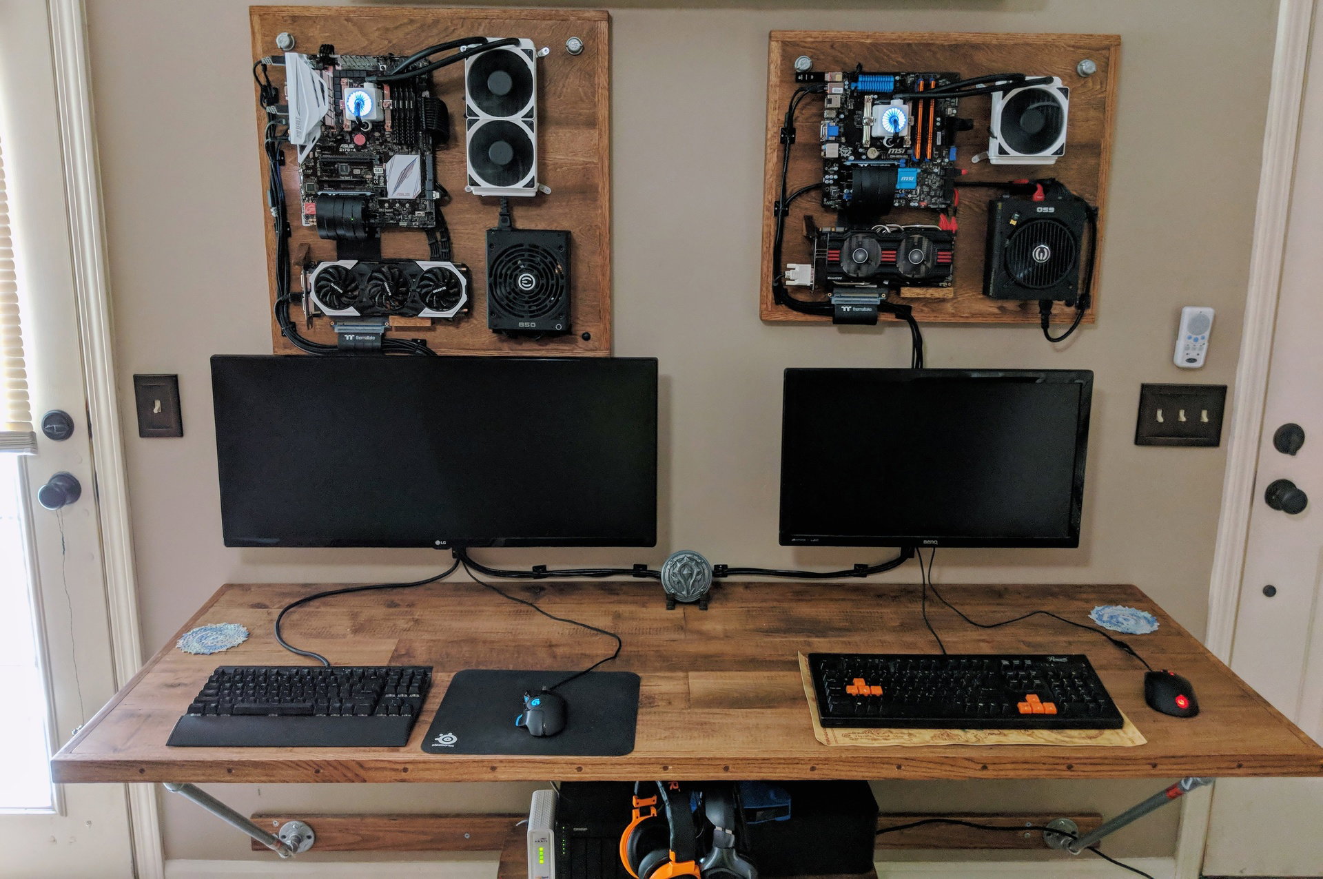 Custom wall mount PC » builds.gg