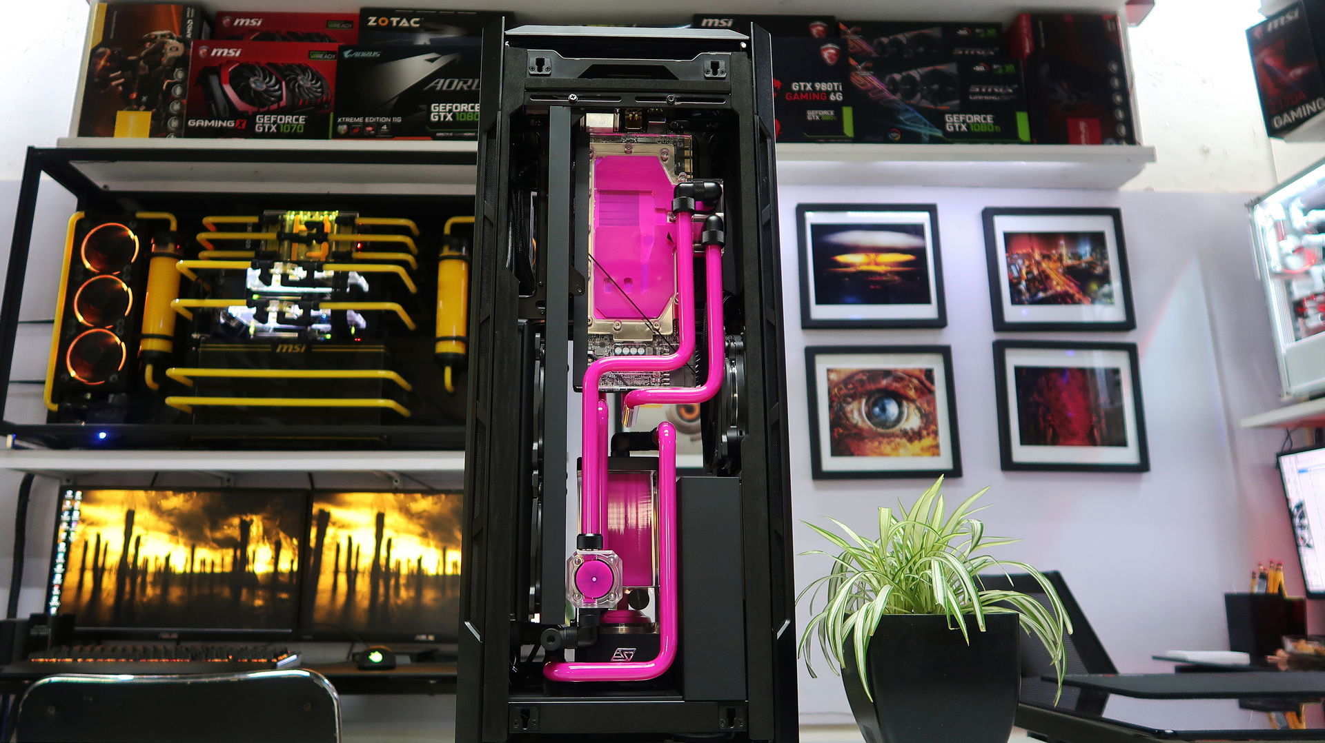 Custom Pc Build #45 " Nebula " Phanteks Evolv Shift X Pink Build ...