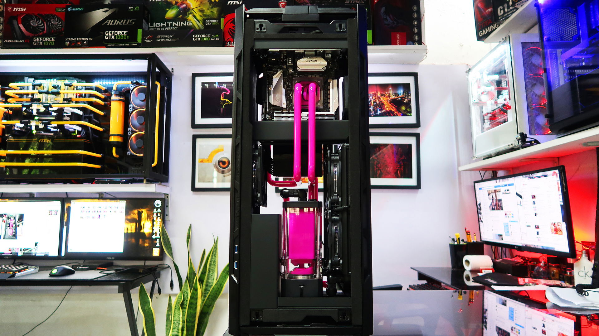 Custom Pc Build #45 " Nebula " Phanteks Evolv Shift X Pink Build ...