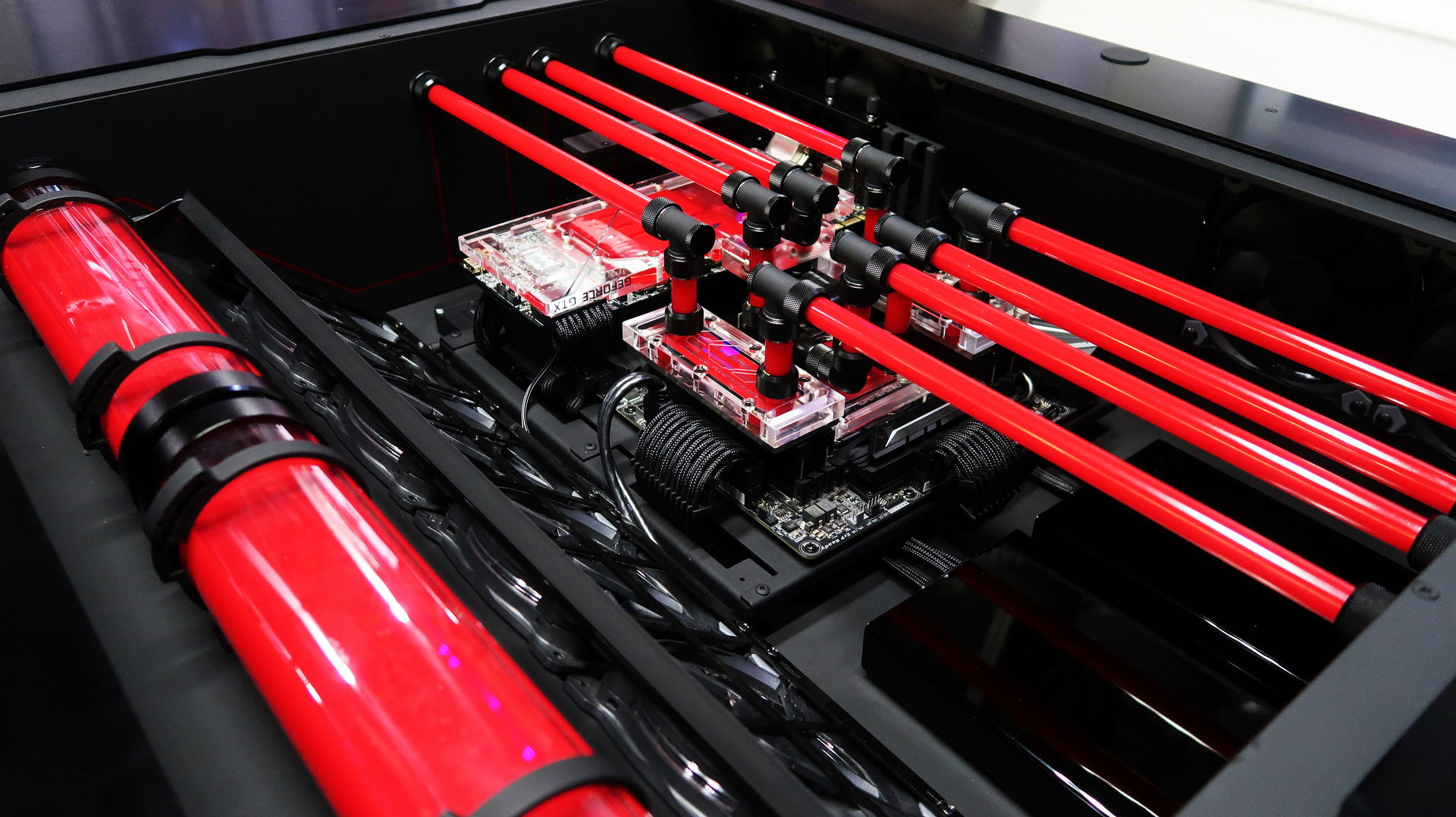 Custom Pc build #44 " Equinox " Insane lian Li Dk-04x Watercooled Desk ...