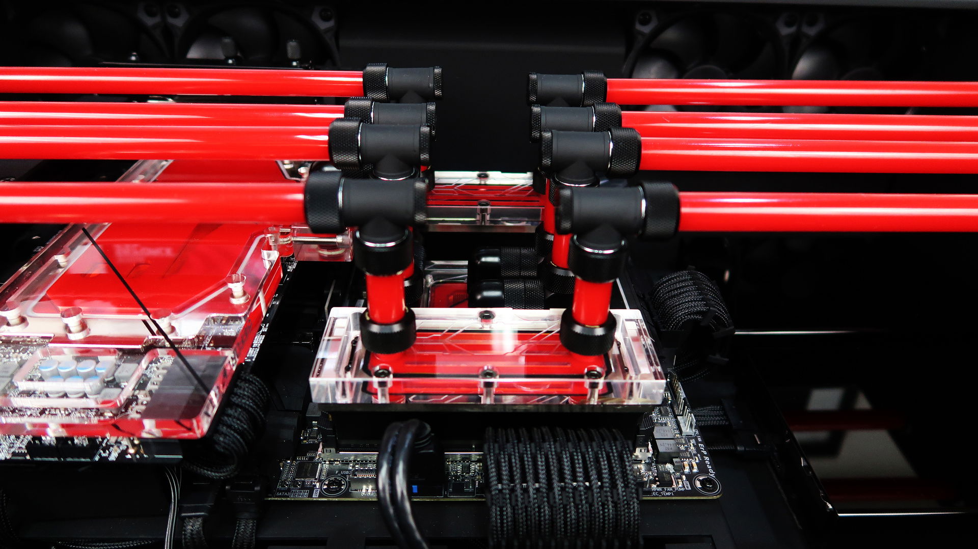 Custom Pc build #44 " Equinox " Insane lian Li Dk-04x Watercooled Desk ...