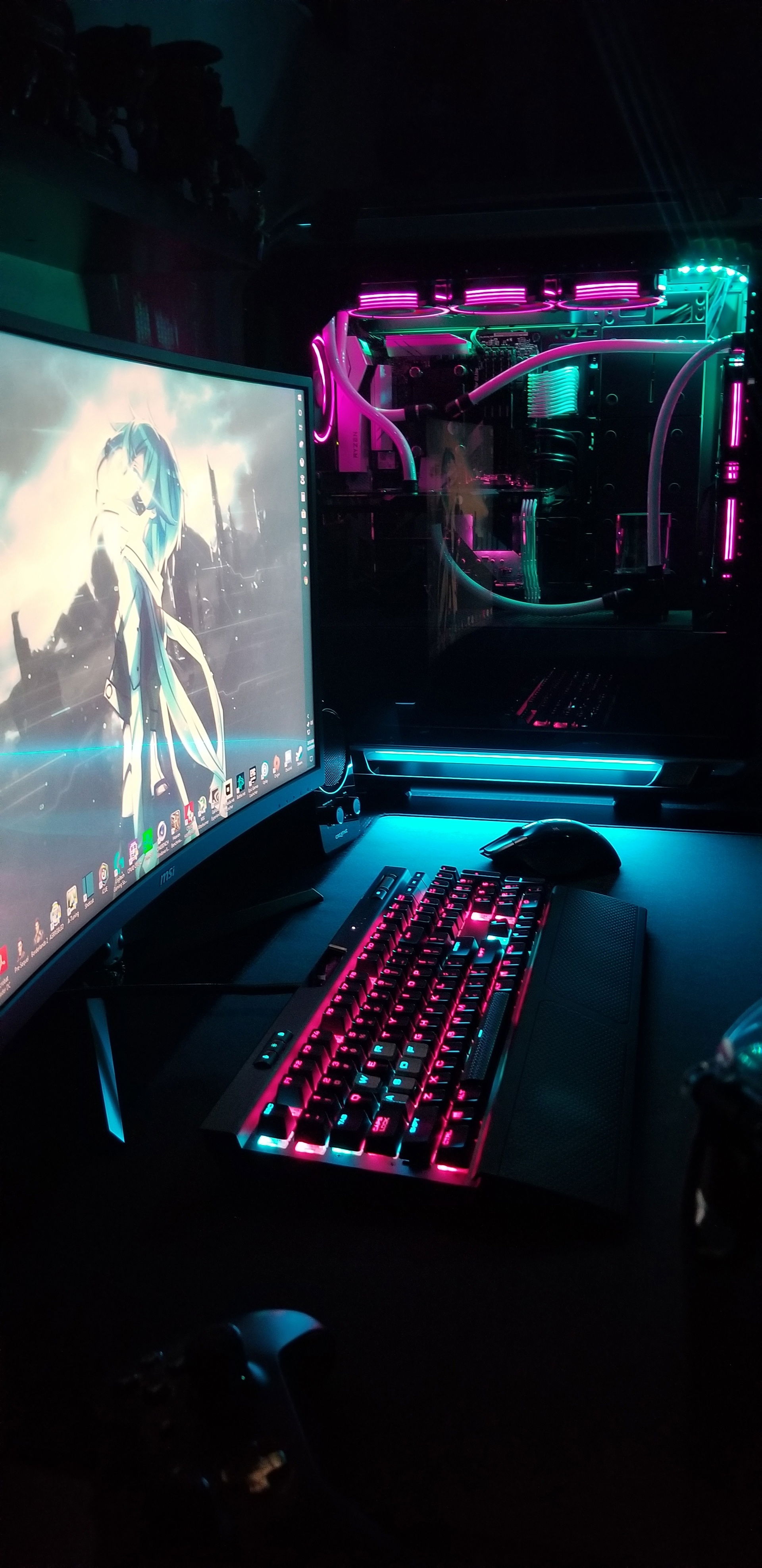 Pink & Cyan Blend Build » builds.gg