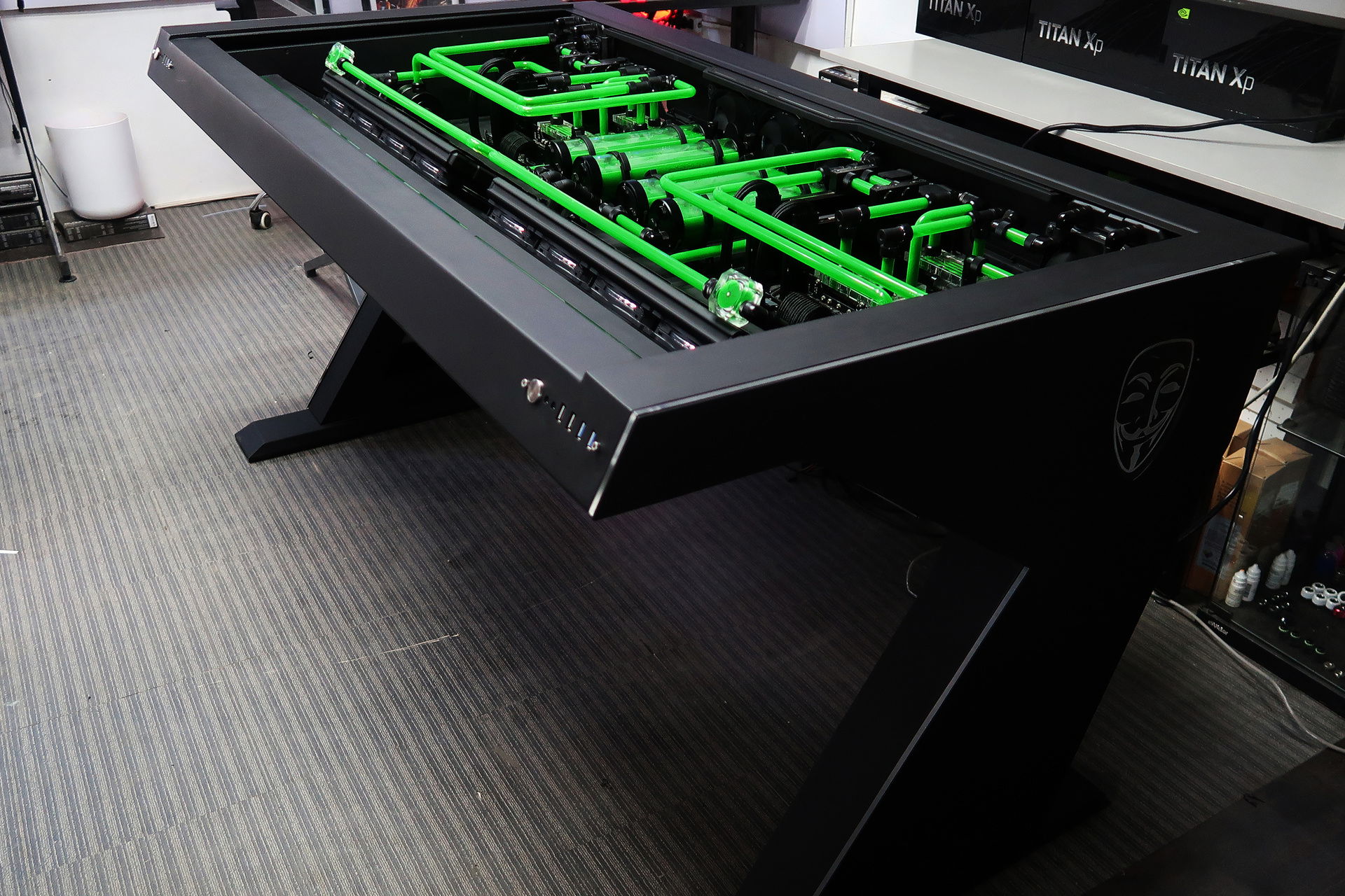 Custom Desk Pc Build #38 "Erebus" X299 and X399 Dual System Desk Build ...