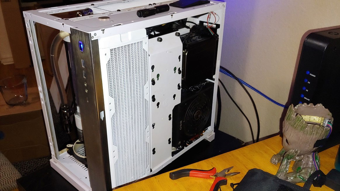 I AM GROOT!!! My first custom loop with insane RGB overkill » builds.gg