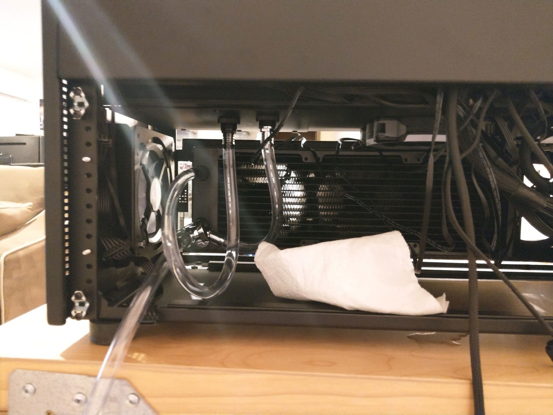 First Dual-Loop Hardline Build (Black and Green w/ UV) » builds.gg