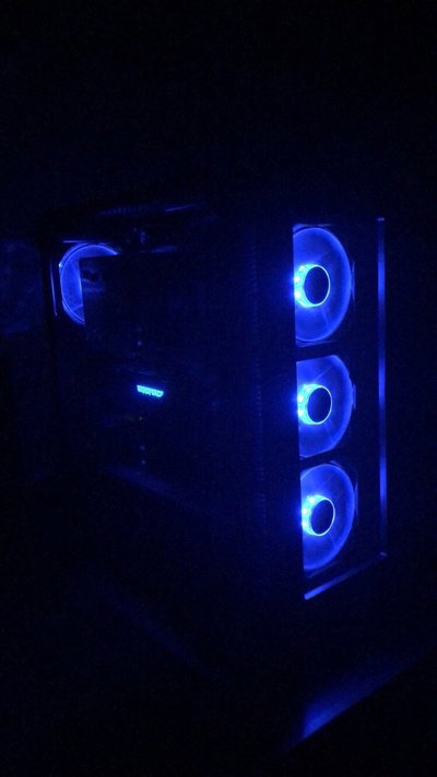 Custom Pc Build #59 " Amber " In-Win D-Frame 2.0 Gold Gaming Gaming Pc ...
