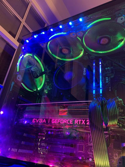 Miami Vice (Meshify C Custom Loop) » builds.gg